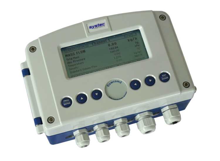 Software and accessories for flow meters - systec Controls